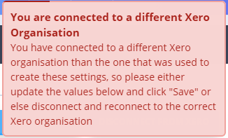 Troubleshooting Xero Exports